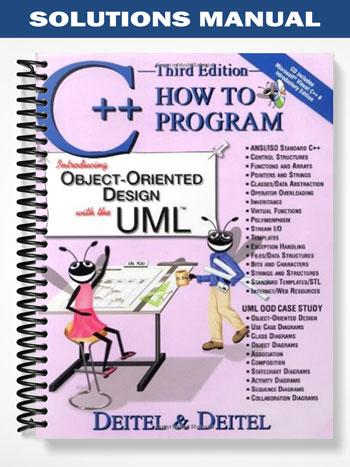 Solutions Manual for C++ How to Program 3rd Edition by Deitel - Tutor ...
