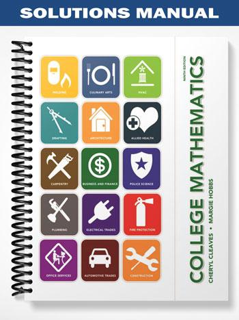 Solutions Manual for College Mathematics 9th Edition by Cleaves - Tutor ...