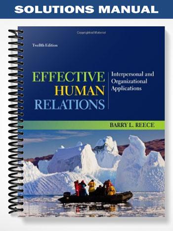 Solutions Manual for Effective Human Relations Interpersonal and ...
