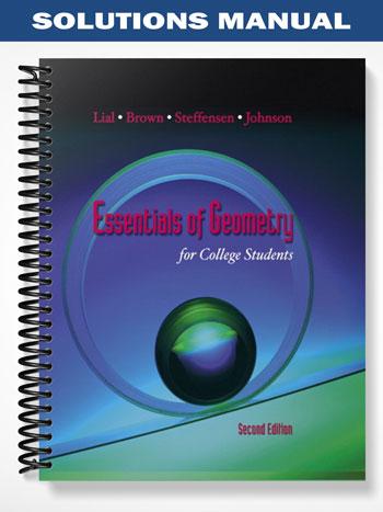 Solutions Manual for Essentials of Geometry for College Students 2nd ...