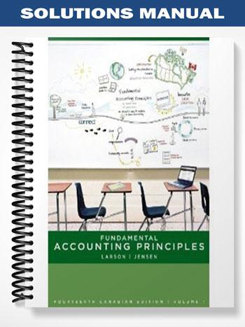 Solutions Manual for Fundamental Accounting Principles Canadian Vol 1 ...
