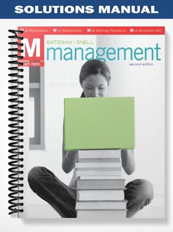 Solutions Manual for M Management 2nd Edition by Bateman - Tutor website