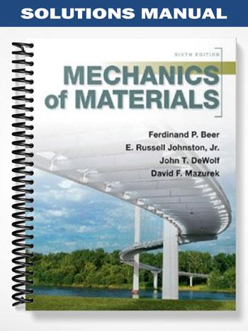 Solutions Manual for Mechanics of Materials 6th Edition by Beer - Tutor website