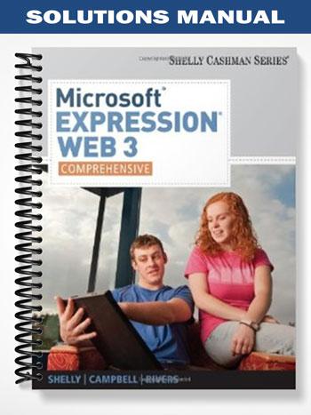 Solutions Manual for Microsoft Expression Web 3 Comprehensive 1st ...