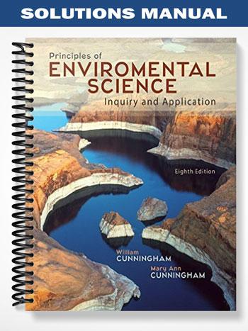 Solutions Manual for Principles of Environmental Science 8th Edition by ...