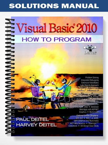 Solutions Manual for Visual Basic 2010 How to Program 5th Edition by ...