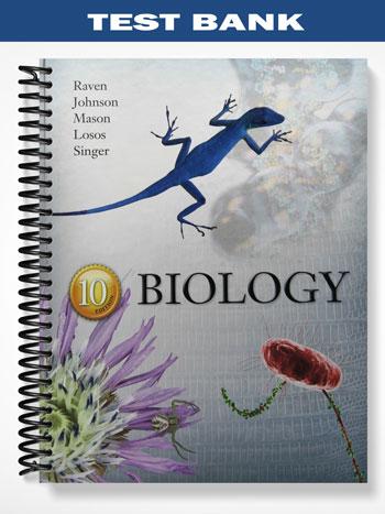 Test Bank for Biology 10th Edition by Raven - Tutor website