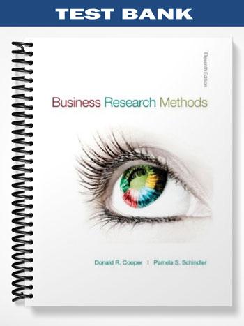 Test Bank for Business Research Methods 11th Edition by Cooper - Tutor ...