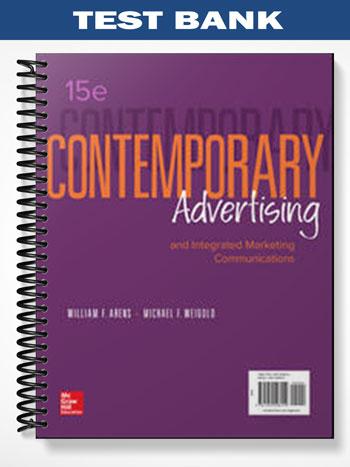 Test Bank for Contemporary Advertising and Integrated Marketing ...