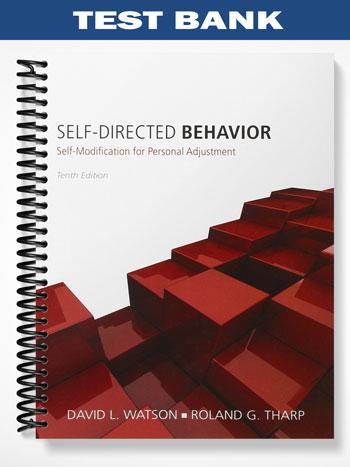 Test Bank for Self-Directed Behavior Self-Modification for Personal ...