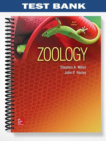 Test Bank for Zoology 10th Edition by Miller - Tutor website